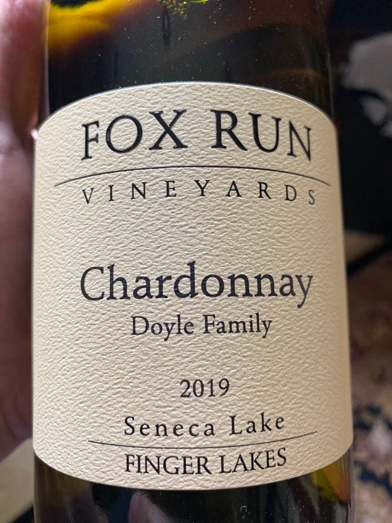 2021 Fox Run Vineyards Chardonnay Doyle Family Vineyard, USA, New York ...