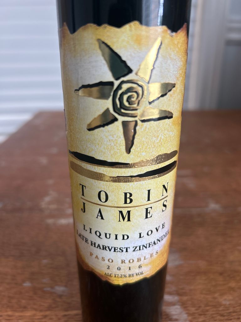 2016 Tobin James Zinfandel Liquid Love, Late Harvest, USA, California, Central Coast, Paso ...