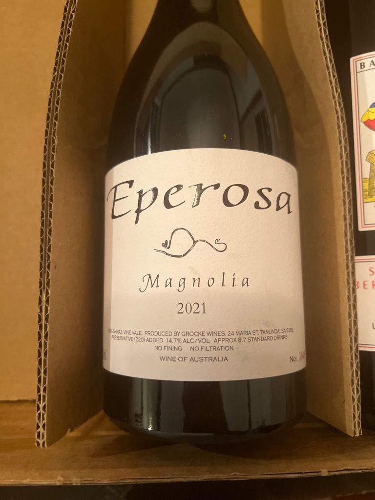 2021 Eperosa Shiraz Magnolia, Australia, South Australia, Barossa ...