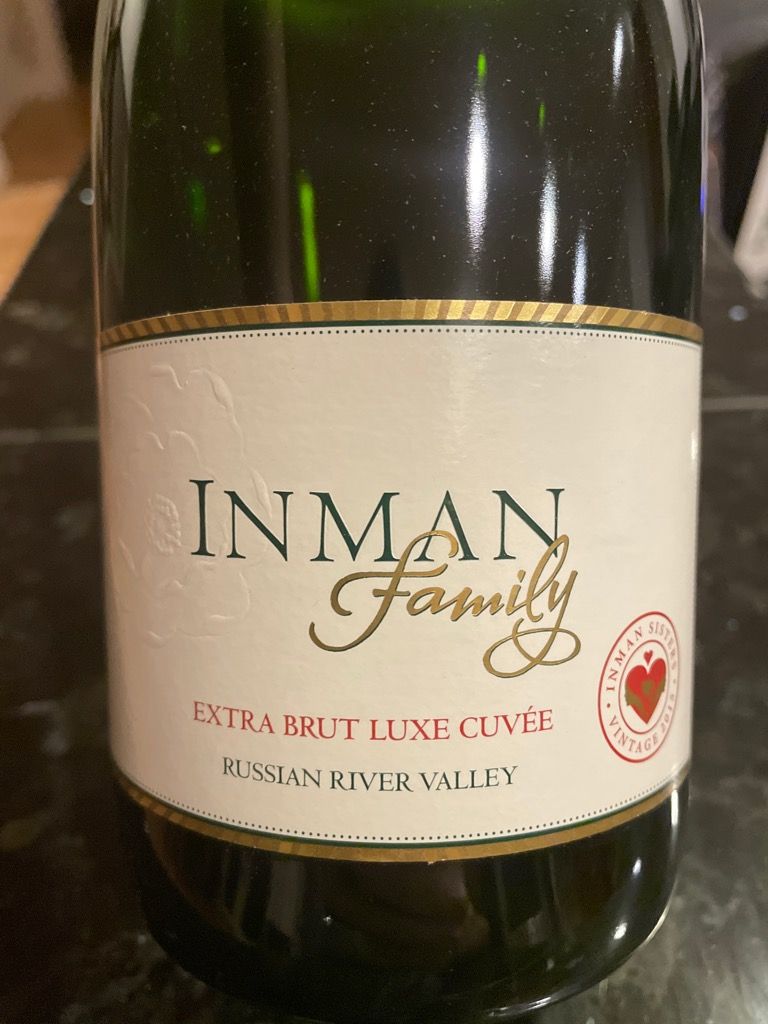 2015 Inman Family Extra Brut Luxe Cuvee OGV Estate, USA, California ...