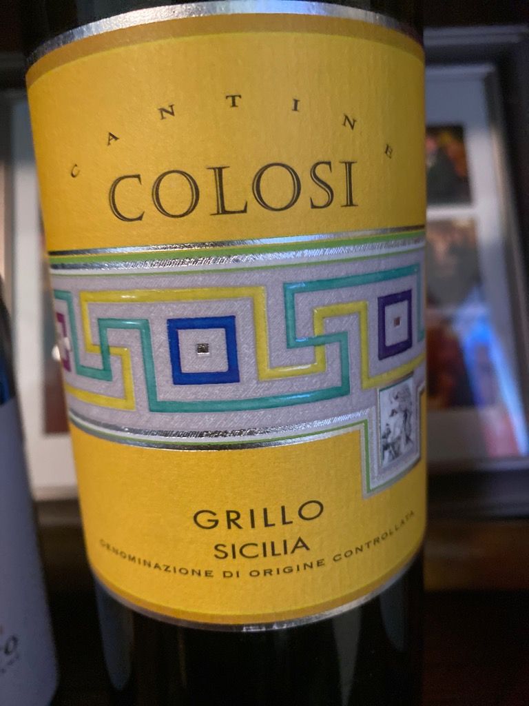 2018 Cantine Colosi Sicilia Grillo, Italy, Sicily, Sicilia - CellarTracker