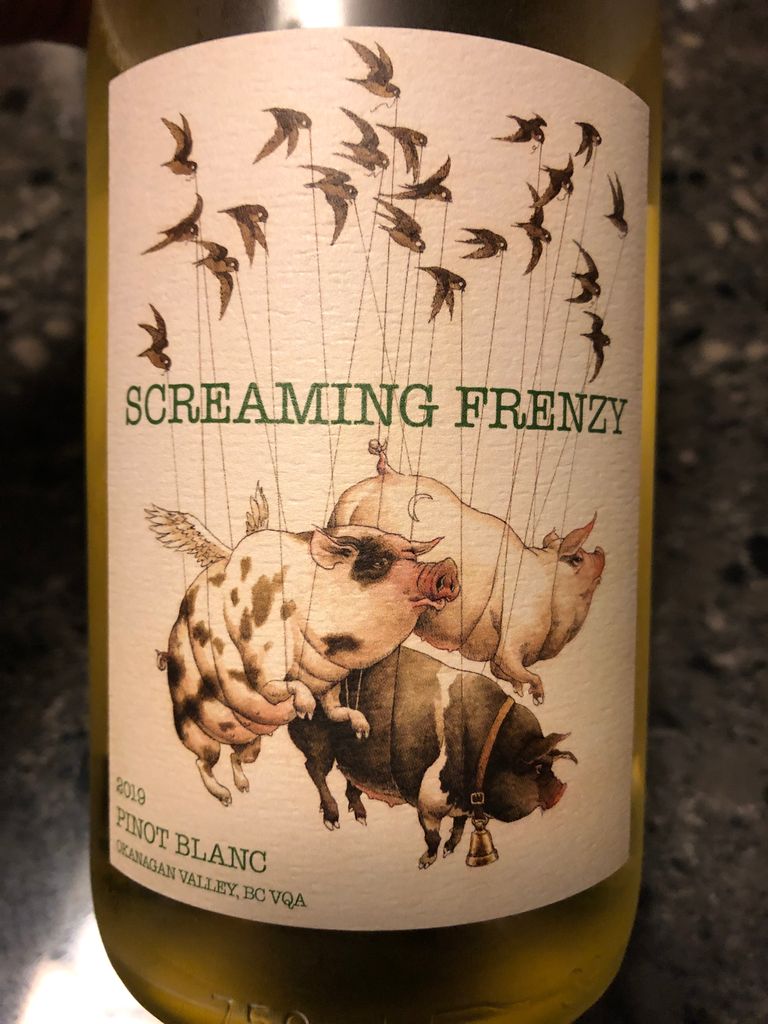 2019 The Hatch Pinot Blanc Screaming Frenzy, Canada, British Columbia ...