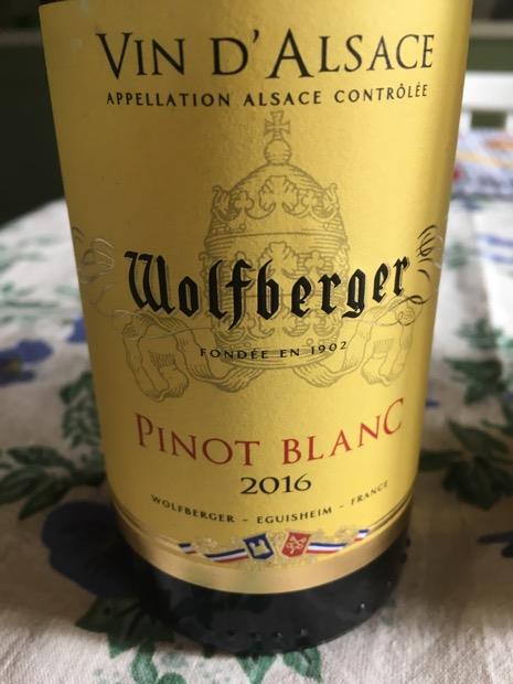 2016 Wolfberger Pinot Blanc, France, Alsace - CellarTracker
