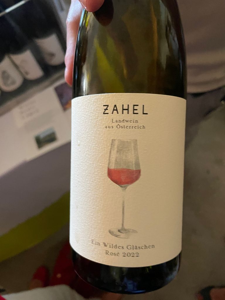 2022 Zahel Ein Wildes Gläschen Rosé, Austria, Wien - CellarTracker