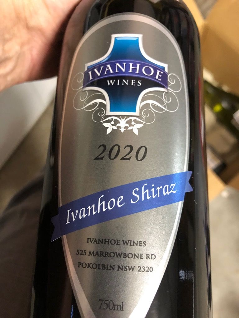 2021 Ivanhoe Shiraz, Australia, New South Wales, Hunter Valley ...