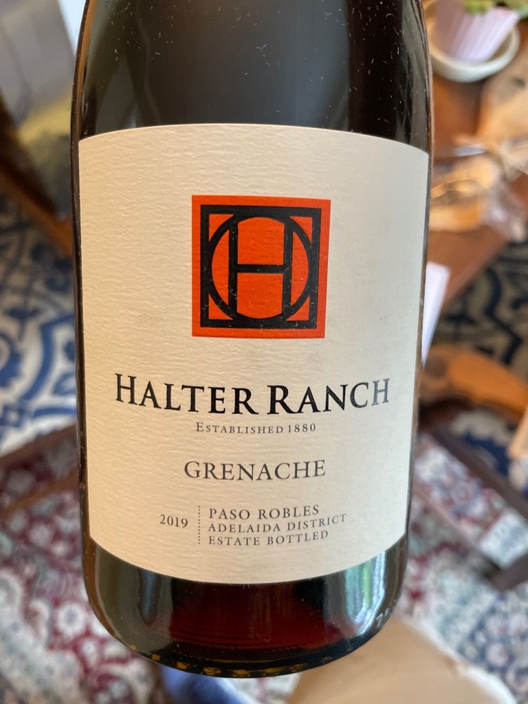 2019 Halter Ranch Grenache, USA, California, Central Coast, Paso Robles ...