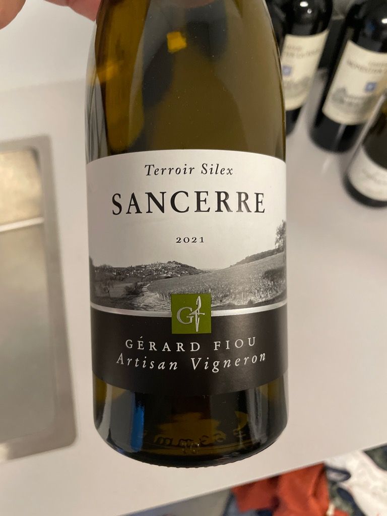 2022 Domaine Gerard Fiou Sancerre Terroir Silex, France, Loire Valley ...