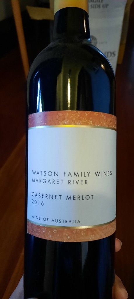 2018 Watson Family Vineyards Cabernet-Merlot, Australia, Western ...