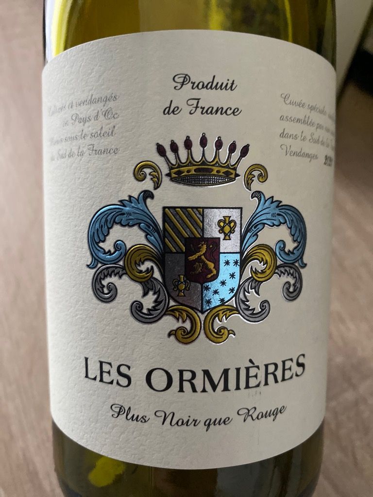 2021 XR Xavier Roger Vin de Pays d'Oc Les Ormières, France, Languedoc ...