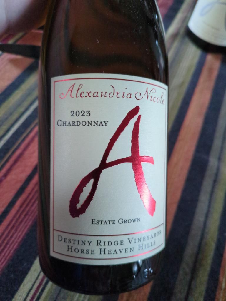 2023 Alexandria Nicole Chardonnay Destiny Ridge Vineyards, USA ...