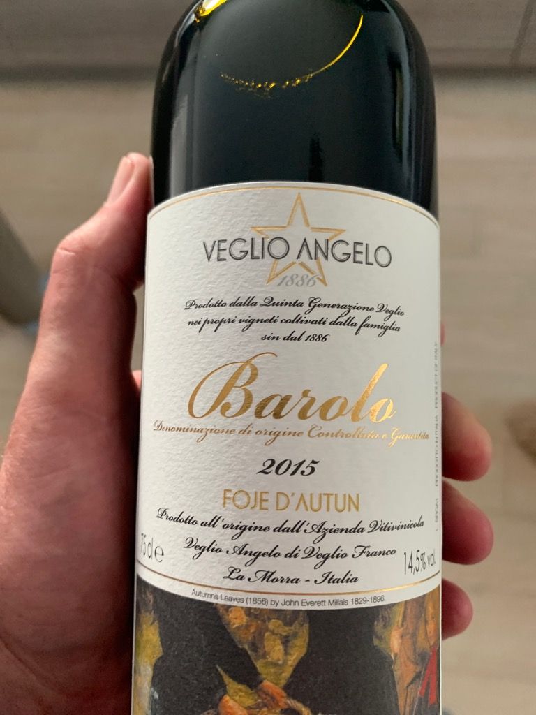 2019 Angelo Veglio Barolo Foje D'Autun, Italy, Piedmont, Langhe, Barolo ...
