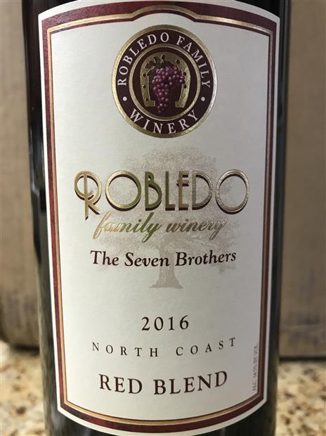 2012 Robledo Family Winery Cabernet Sauvignon Shiraz, USA, California ...