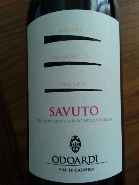 2009 Odoardi Savuto, Italy, Calabria, Savuto - CellarTracker