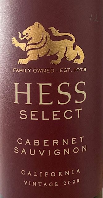 2019 The Hess Collection Cabernet Sauvignon Hess Select California, USA ...