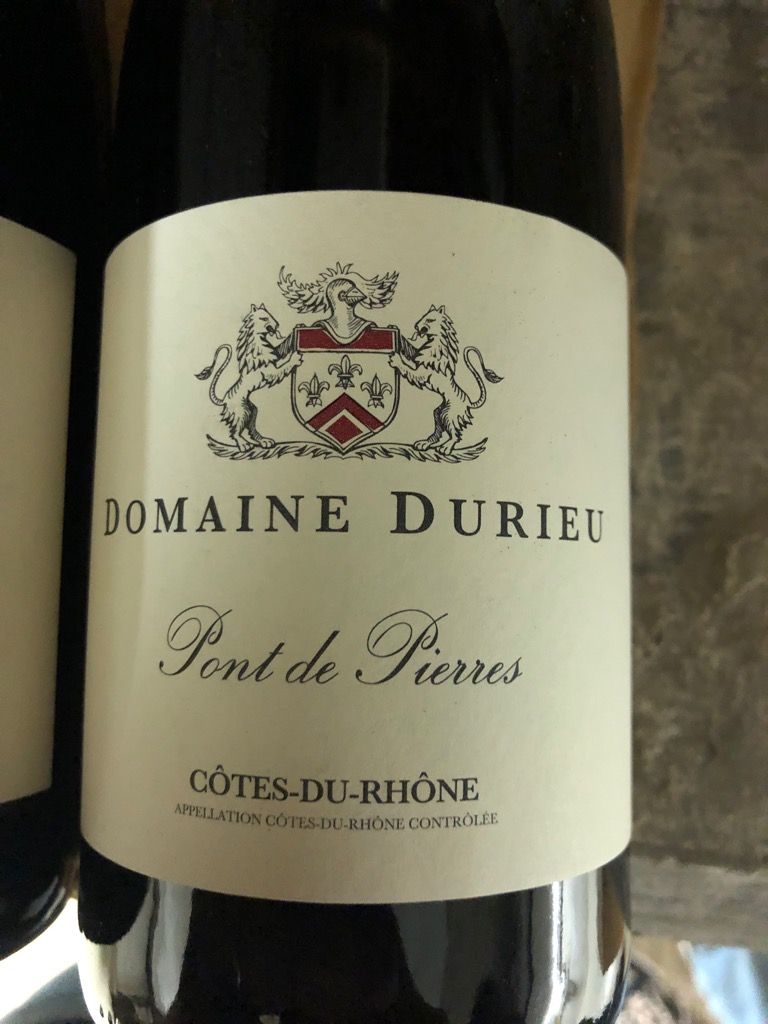 2022 Domaine Durieu Côtes du Rhône Villages, France, Rhône, Southern ...