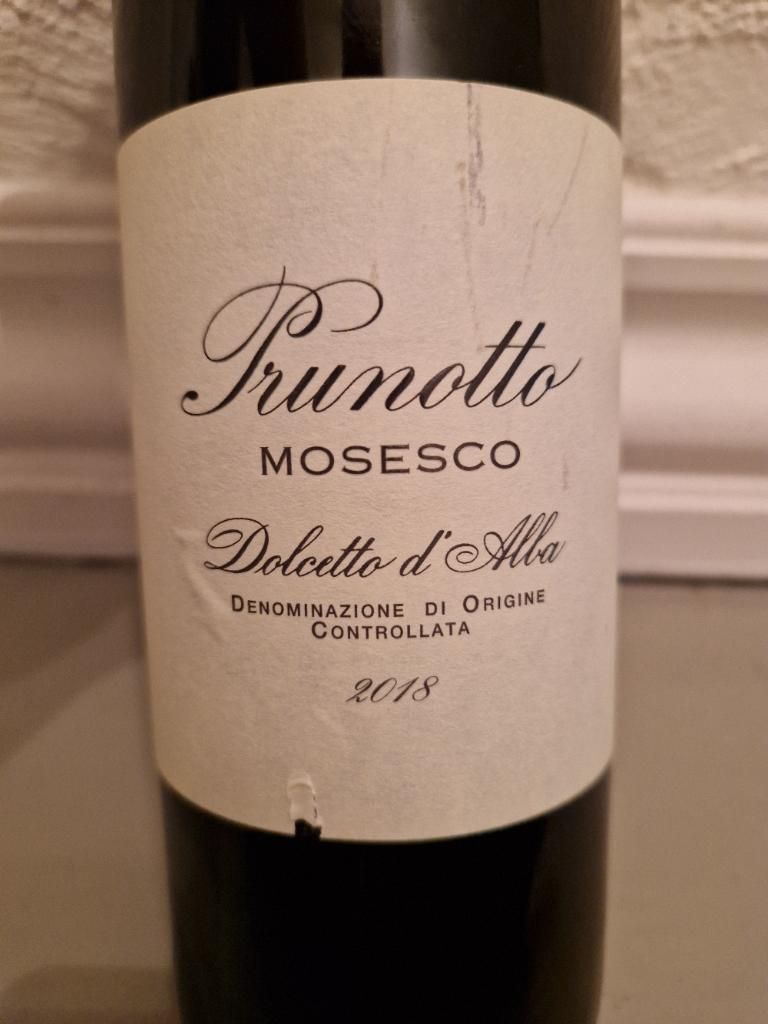 2018 Prunotto Dolcetto d'Alba Mosesco, Italy, Piedmont, Alba, Dolcetto ...
