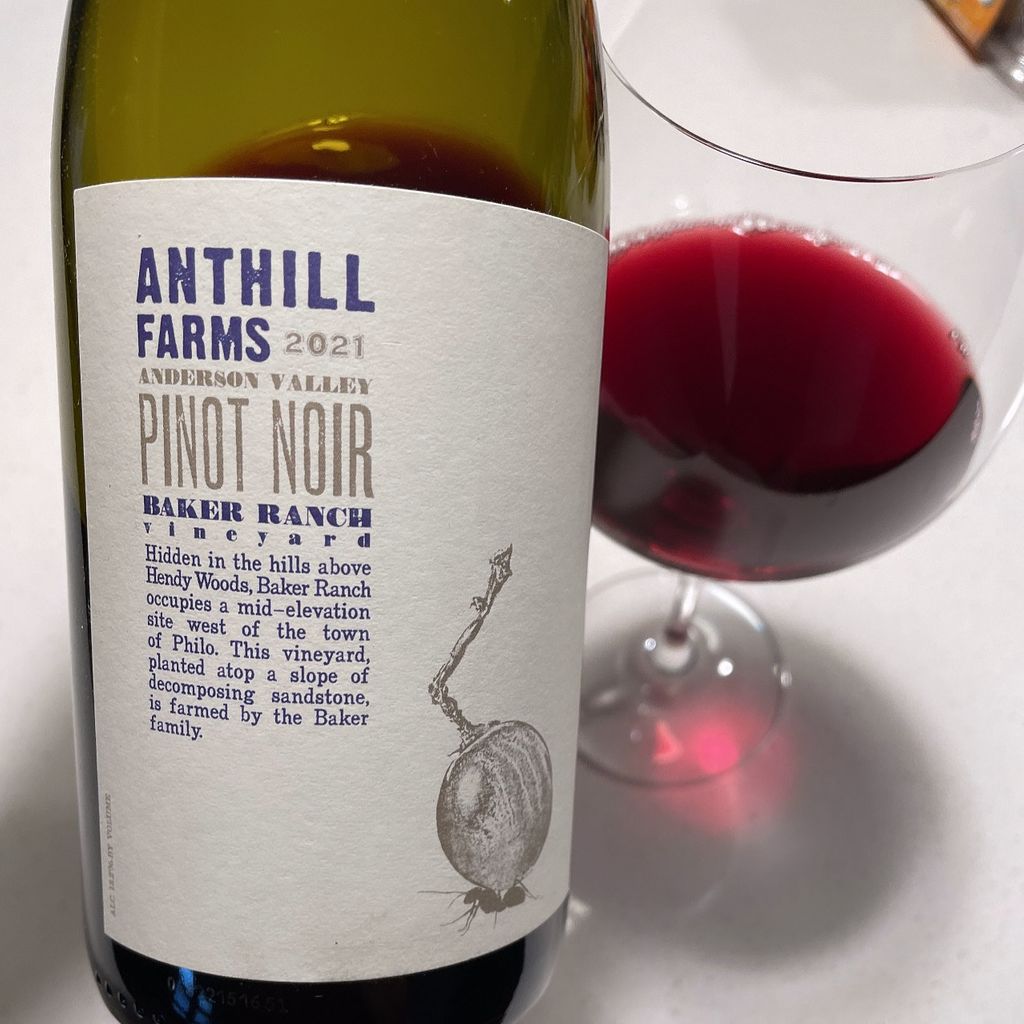 2022 Anthill Farms Pinot Noir Baker Ranch, USA, California, North Coast ...