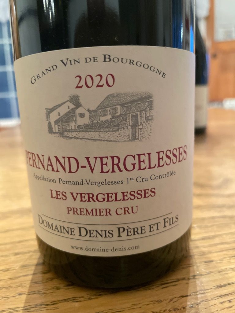 2019 Denis Pere & Fils Pernand-Vergelesses 1er Cru Les Vergelesses ...