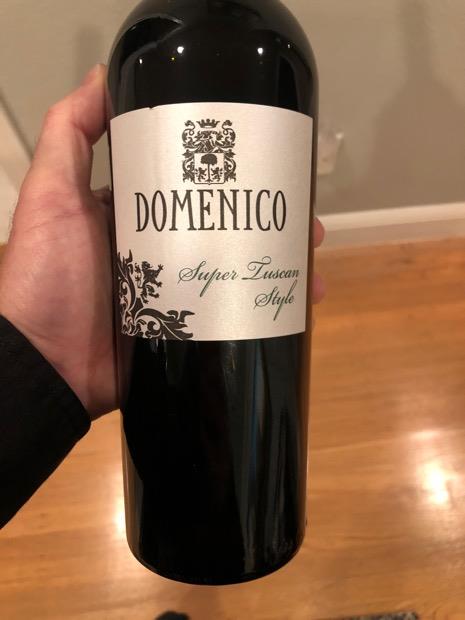 2010 Domenico Winery Super Tuscan Style, USA, California, Central ...
