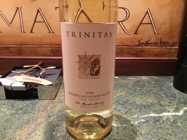 2013 Trinitas Sauvignon Blanc Reserve, USA, California, Napa Valley ...