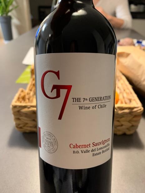 2018 G7 Cabernet Sauvignon, Chile, Maule Valley, Loncomilla Valley ...