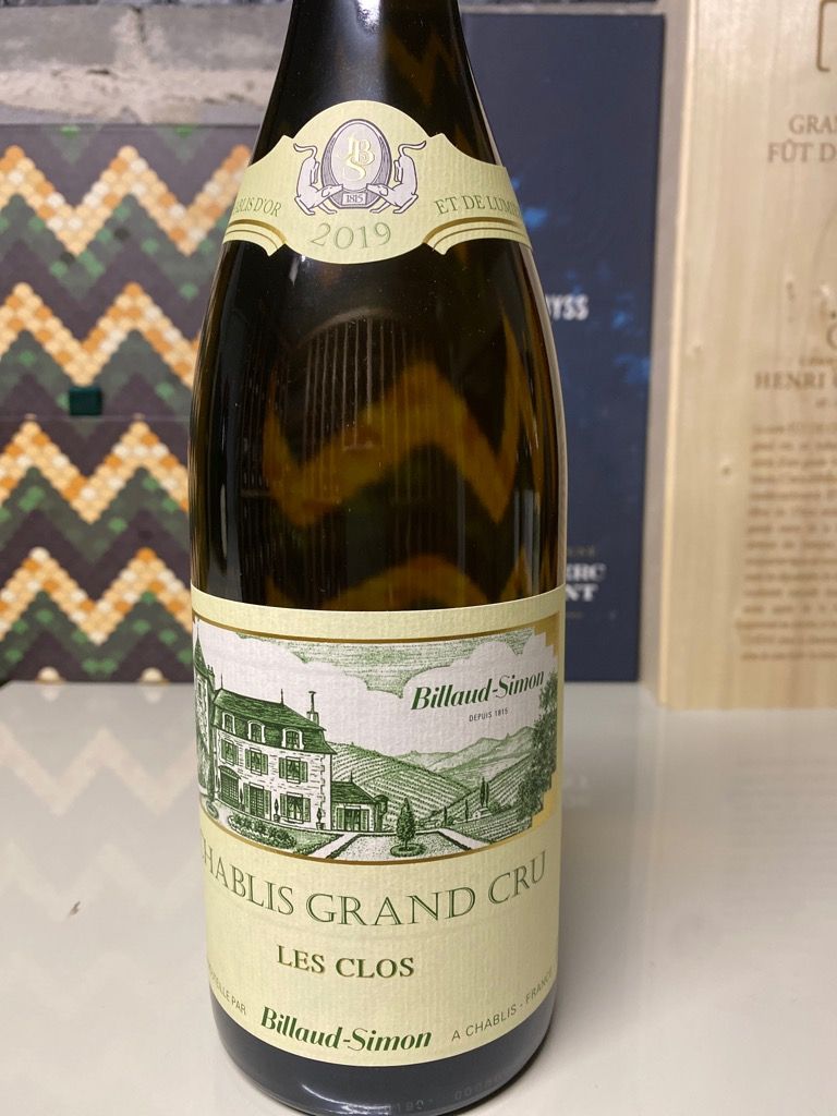 2019 Domaine Billaud-Simon Chablis Grand Cru Vaudésir, France, Burgundy ...