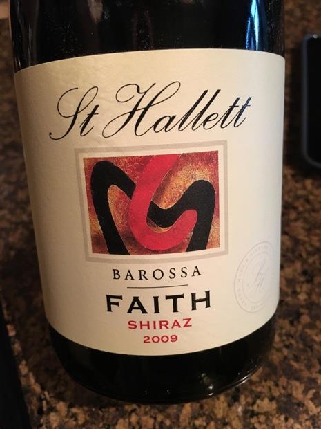 2009 St Hallett Shiraz Faith, Australia, South Australia, Barossa ...
