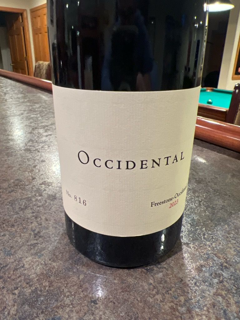 2023 Occidental Pinot Noir Freestone-Occidental, USA, California, Sonoma County, Sonoma Coast ...