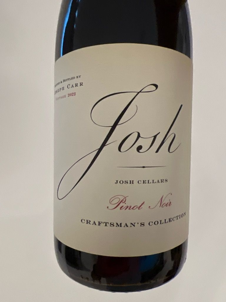 2022 Josh Cellars Pinot Noir Craftsman's Collection, USA, California ...