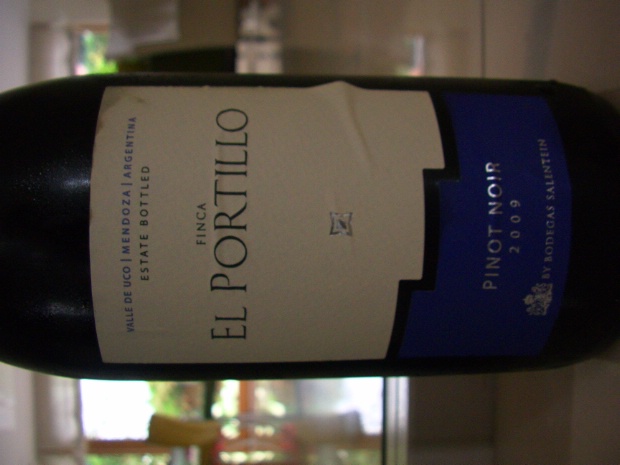 2009 Bodegas Salentein Pinot Noir El Portillo, Argentina, Mendoza ...