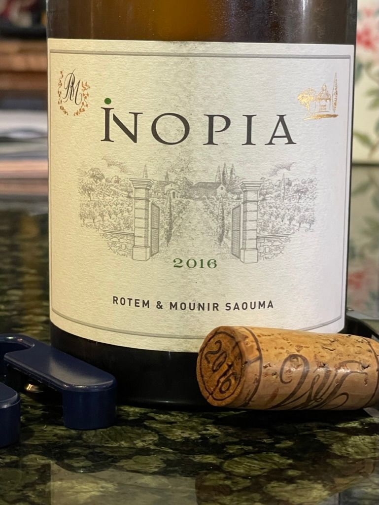 2016 Rotem & Mounir Saouma Côtes du Rhône Villages Inopia Blanc, France ...