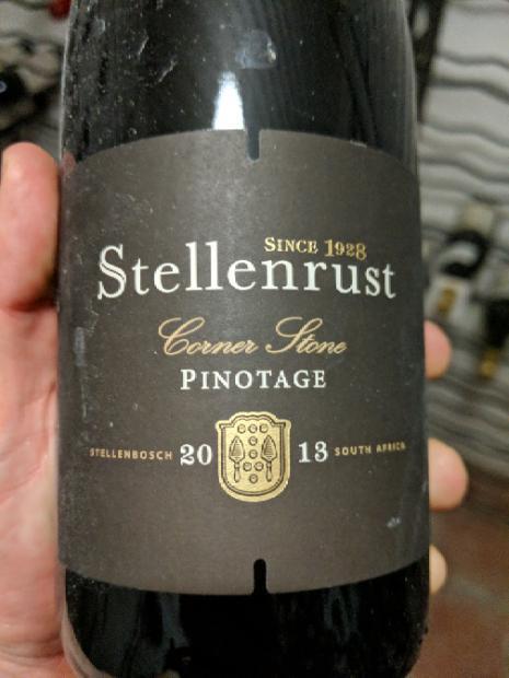 2012 Stellenrust Pinotage Corner Stone, South Africa, Coastal Region ...