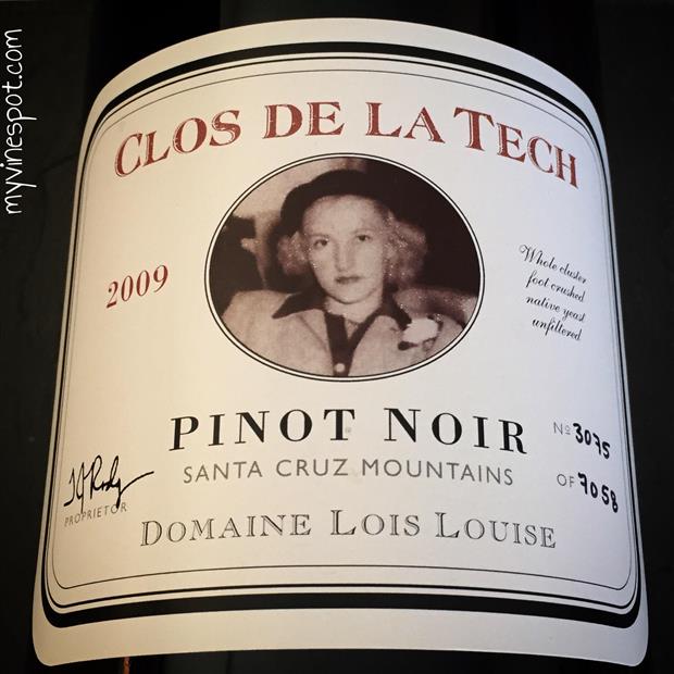 2010 Clos De La Tech Pinot Noir Domaine Lois Louise, USA, California, Santa Cruz Mountains ...