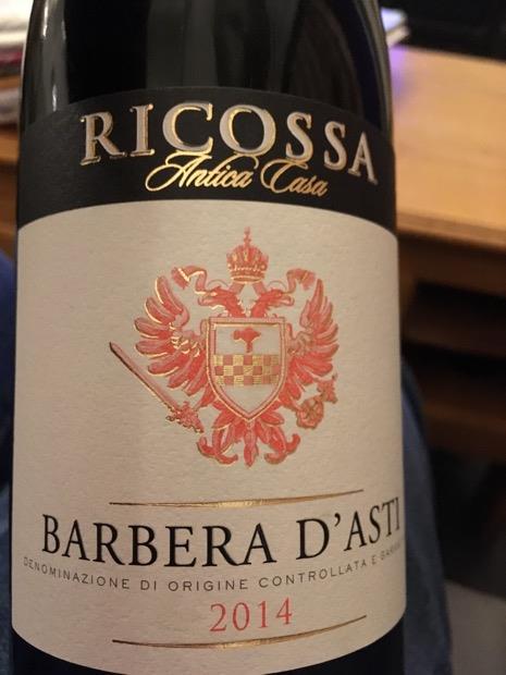 2014 Ricossa Barbera d'Asti, Italy, Piedmont, Asti, Barbera d'Asti ...