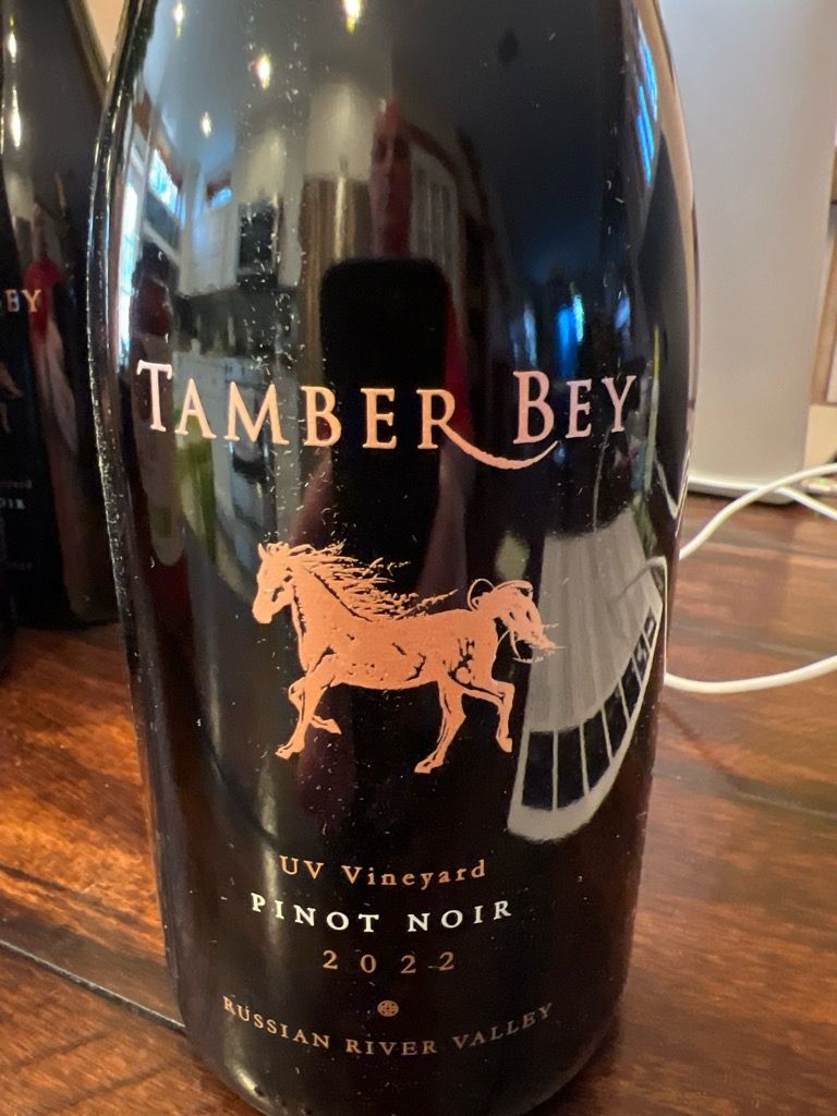 2022 Tamber Bey Pinot Noir UV Vineyard, USA, California, Sonoma County ...