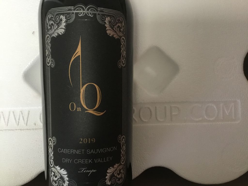 2019 On Q Wines Cabernet Sauvignon Tempo, USA, California, Sonoma ...