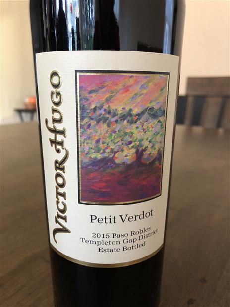2019 Victor Hugo Petit Verdot, USA, California, Central Coast, Paso ...