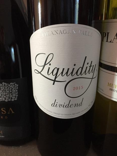 2015 Liquidity Wines Dividend, Canada, British Columbia, Okanagan ...