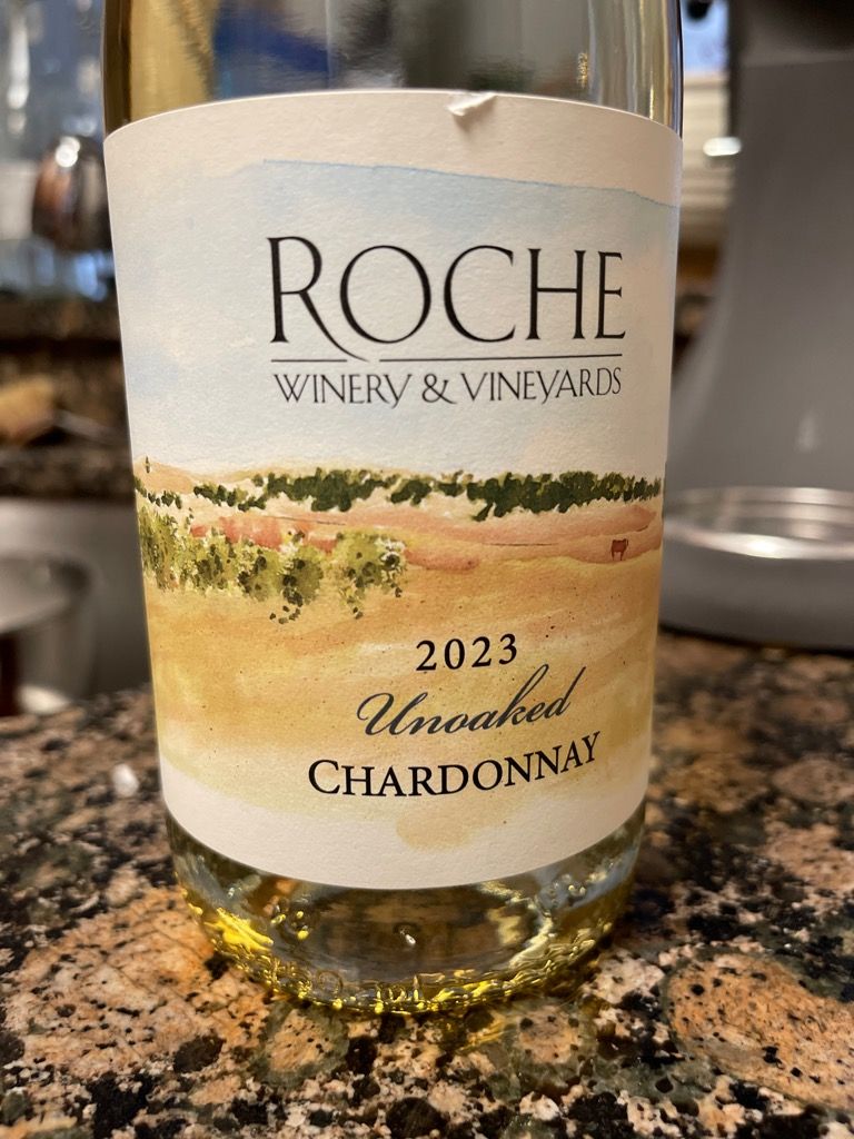 2023 Roche Winery Unoaked Chardonnay, USA, California - CellarTracker