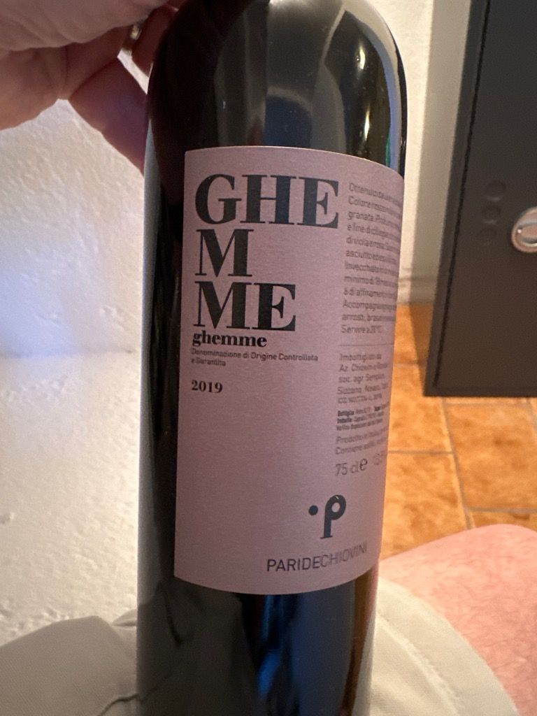 2019 Paride Chiovini Ghemme, Italy, Piedmont, Northern Piedmont, Ghemme ...