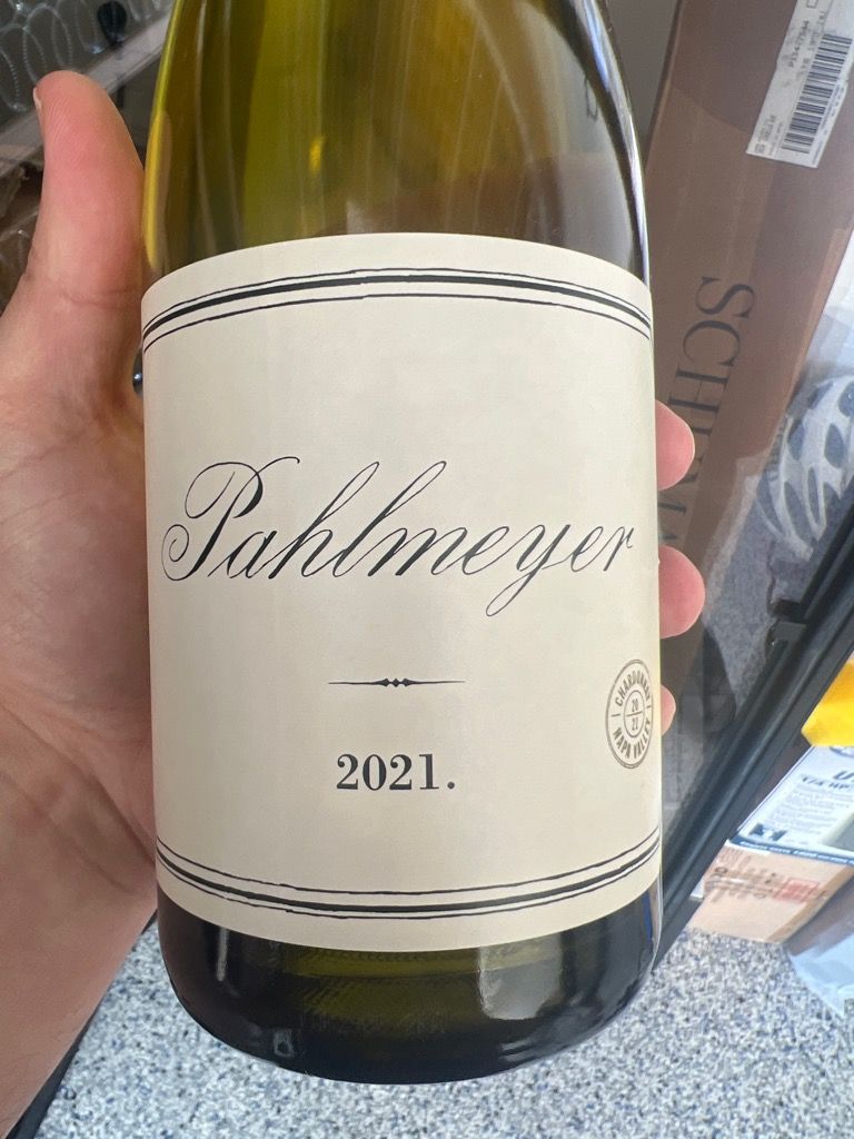 2021 Pahlmeyer Chardonnay Napa Valley, USA, California, Napa Valley ...
