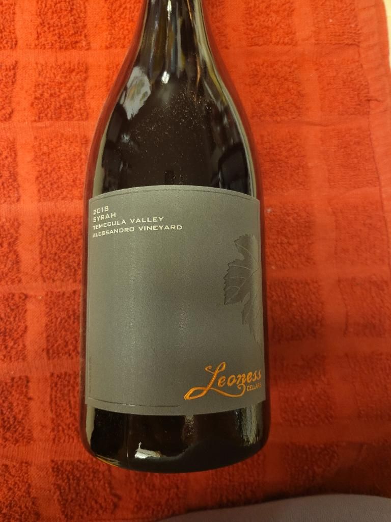 2017 Leoness Cellars Syrah Alessandro Vineyard, USA, California, South ...