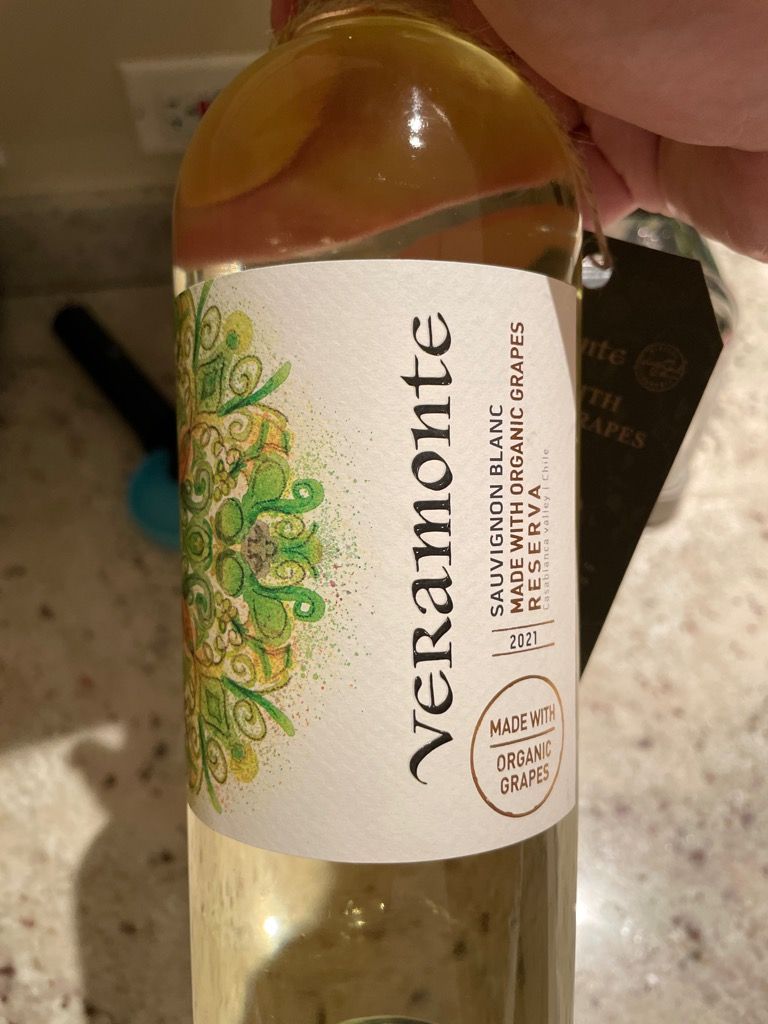 2021 Veramonte Sauvignon Blanc Reserva, Chile, Casablanca Valley ...