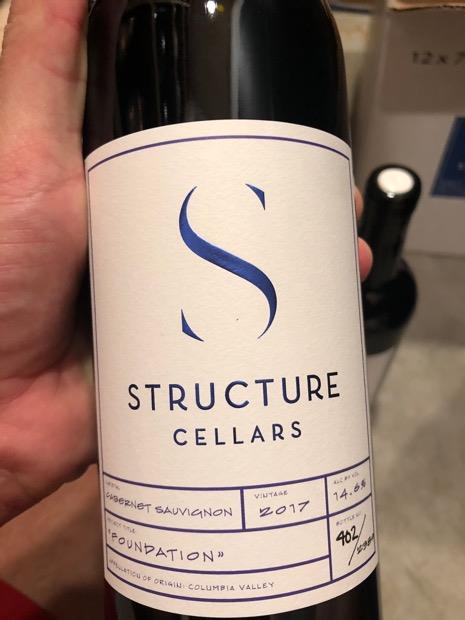 2017 Structure Cellars Cabernet Sauvignon Foundation, USA, Washington ...
