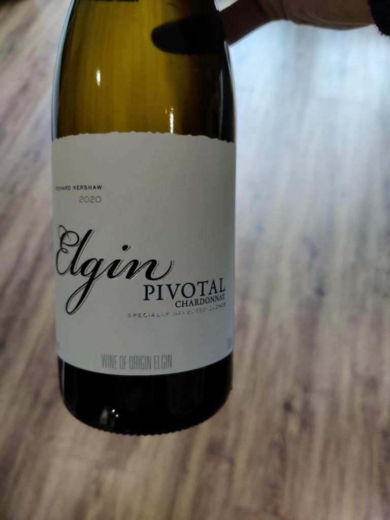2020 Richard Kershaw Wines Chardonnay Pivotal Elgin, South Africa, Cape ...