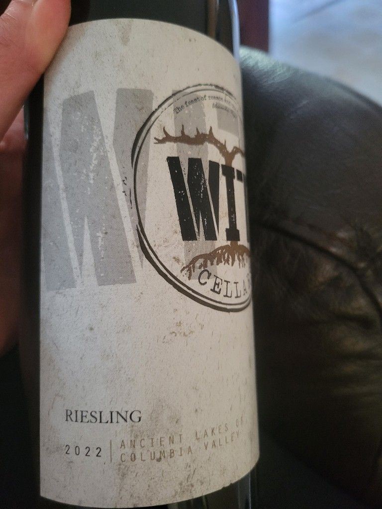 2022 Wit Cellars Riesling Ancient Lakes of Columbia Valley, USA ...