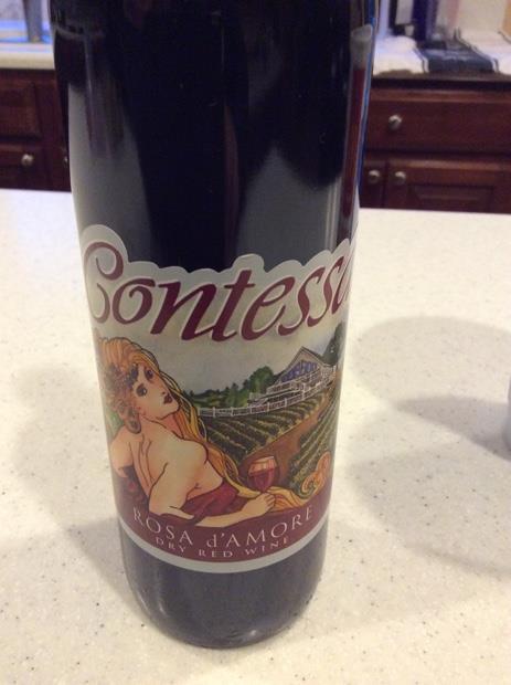 2013 Contessa Wine Cellars Cabernet Sauvignon Rosa d'Amore Lake ...
