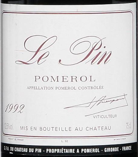 1992 Château Le Pin, France, Bordeaux, Libournais, Pomerol - CellarTracker