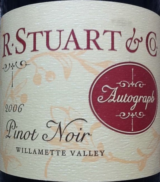 2006 R. Stuart & Co. Pinot Noir Autograph, USA, Oregon, Willamette ...