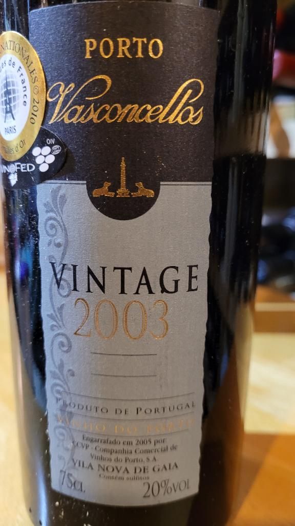 2003 Vasconcellos Porto Finest Reserve, Portugal, Douro, Porto ...